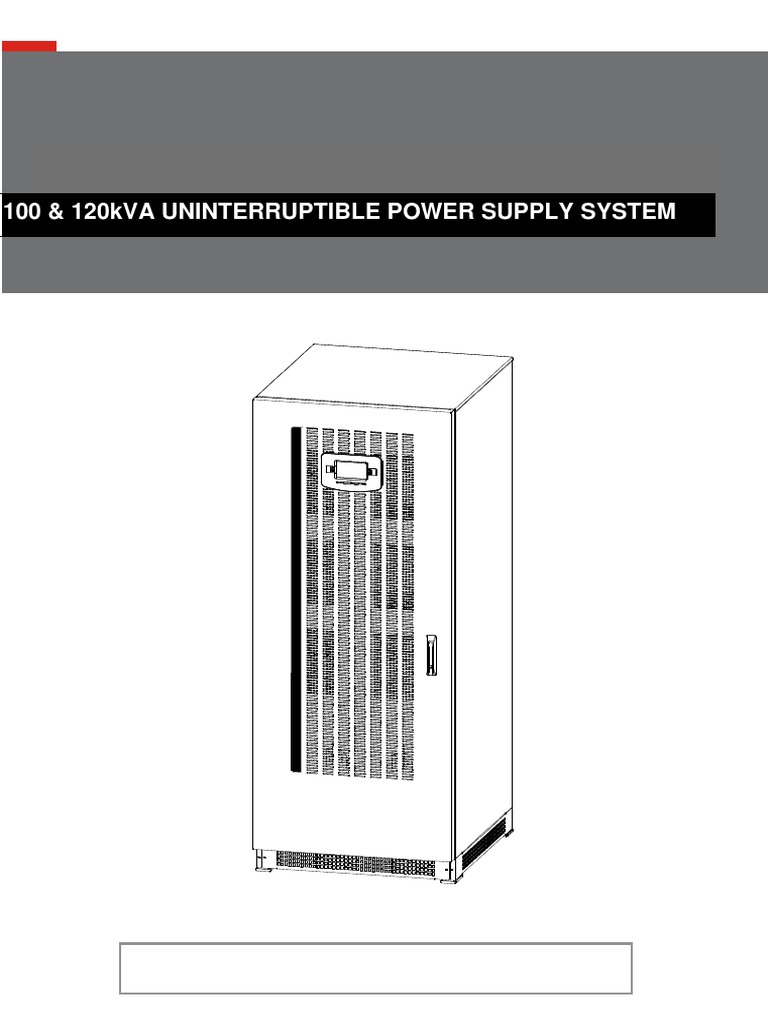 Riello Multiplus Ups Series 100 120 Manual | PDF | Power Supply | Switch
