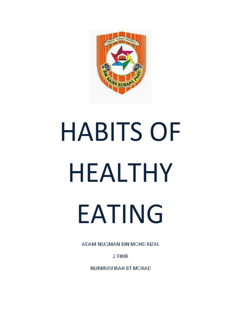 Habits of Healthy Eating | PDF | Healthy Diet | Dieting