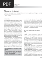 Csai 2 Precompetitive Anxiety Test | PDF | Anxiety | Self Esteem