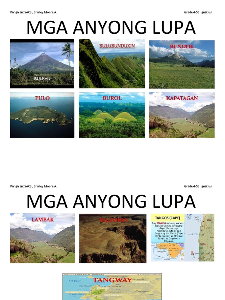 Mga Ayong Lupa | PDF