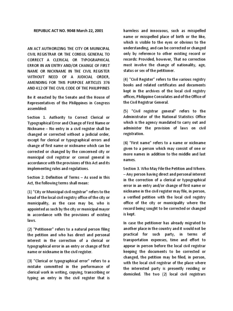 Special Laws | PDF | Common Law | Government