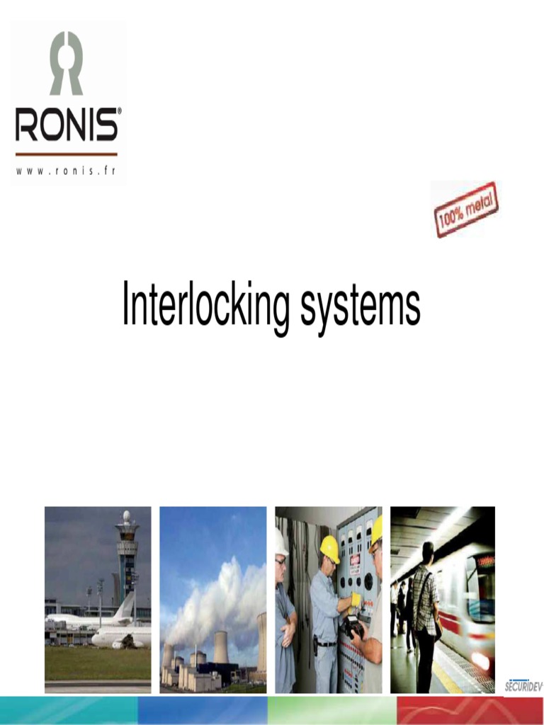 Ronis Interlocking System | PDF | Lock (Security Device) | Switch