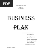 Sample Production Plan (Business Plan) | PDF | Cooking, Food & Wine
