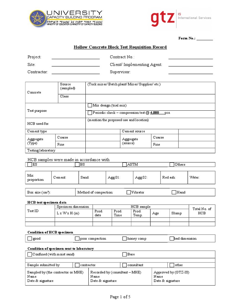 HCB Testing and Specifications Guide | PDF | Construction Aggregate ...