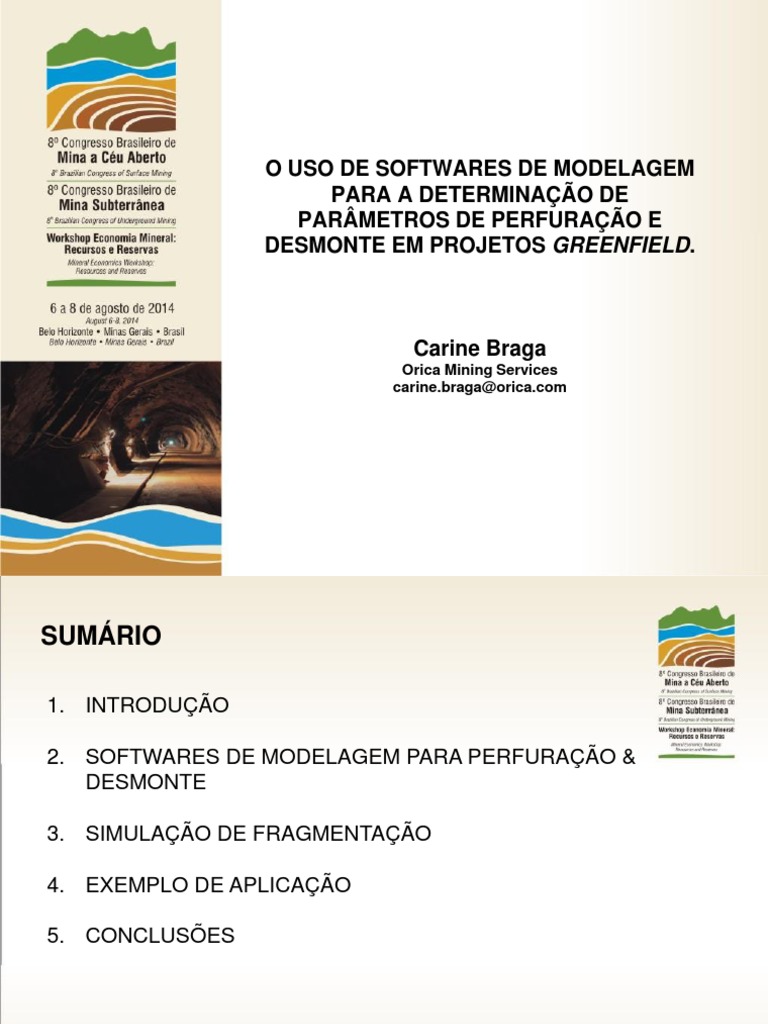 Planejamento de Desmonte Com Software | PDF | Programas | Science