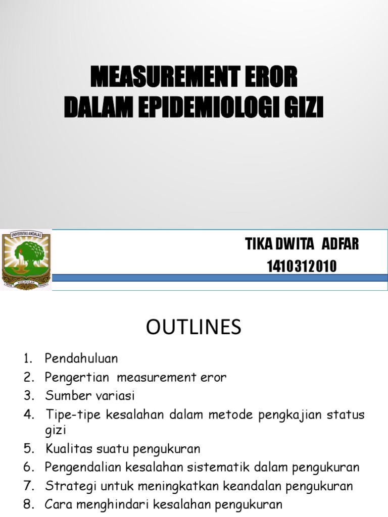 Measurement Eror | PDF