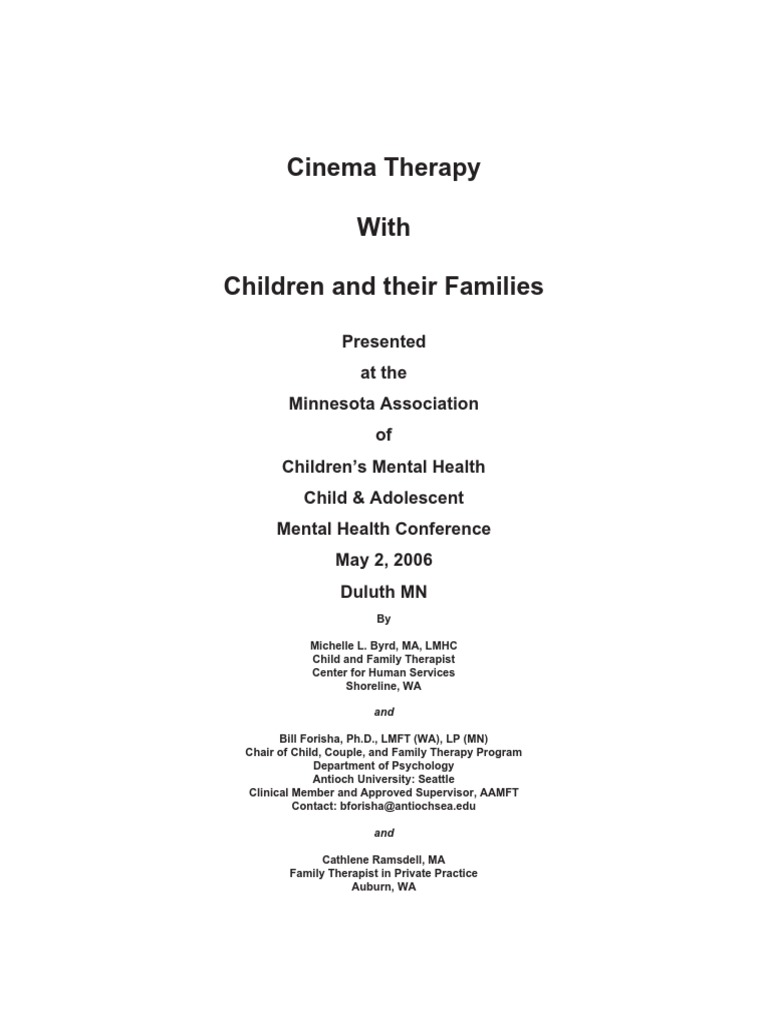 59 Handouts | PDF | Psychotherapy | Family Therapy