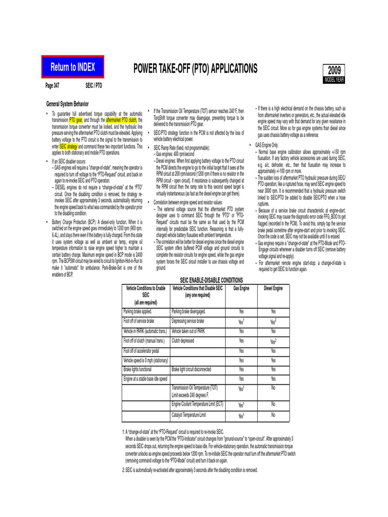 PTO Applications | PDF | Transmission (Mechanics) | Automatic Transmission