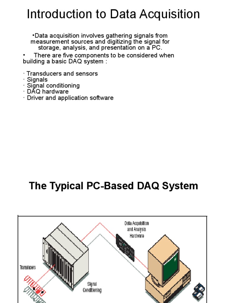 Introduction To Data Acquisition | PDF | Data Acquisition | Analog To ...