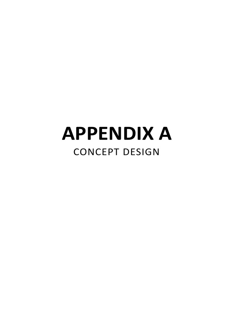 Appendix A: Concept Design | PDF | Art