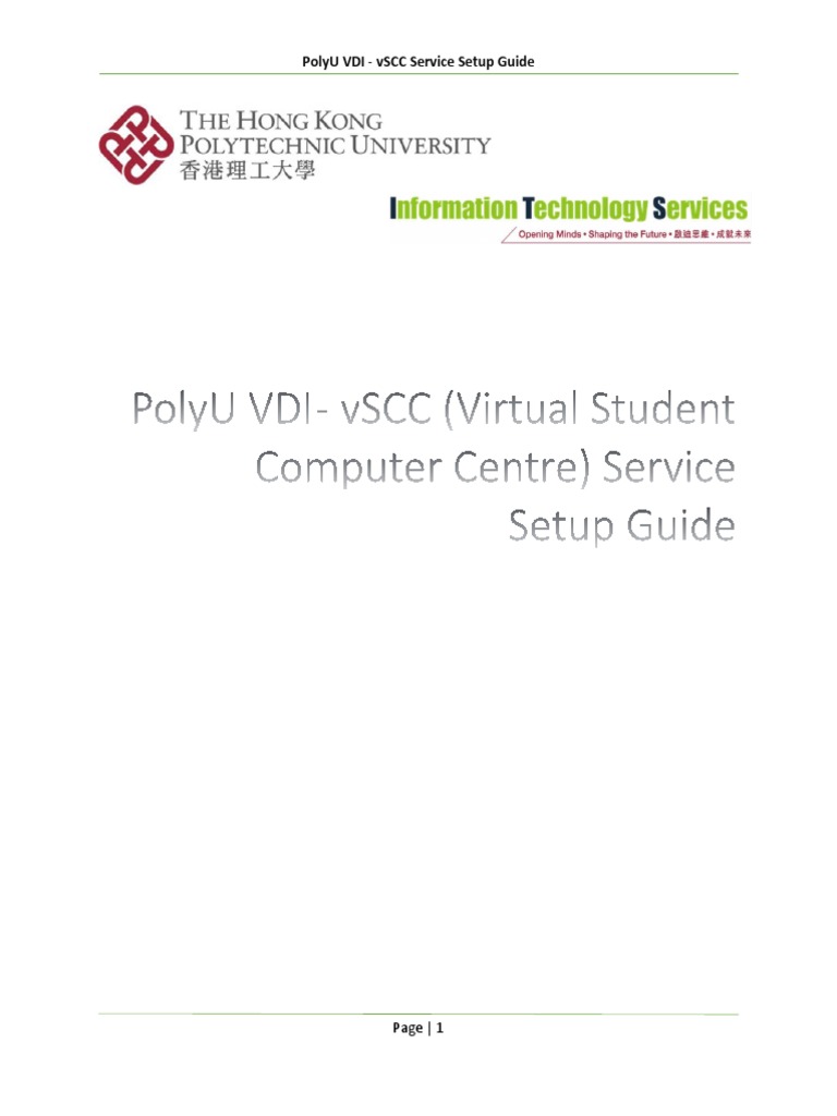 VSCC Setup Guide | PDF | Desktop Virtualization | Remote Desktop Services
