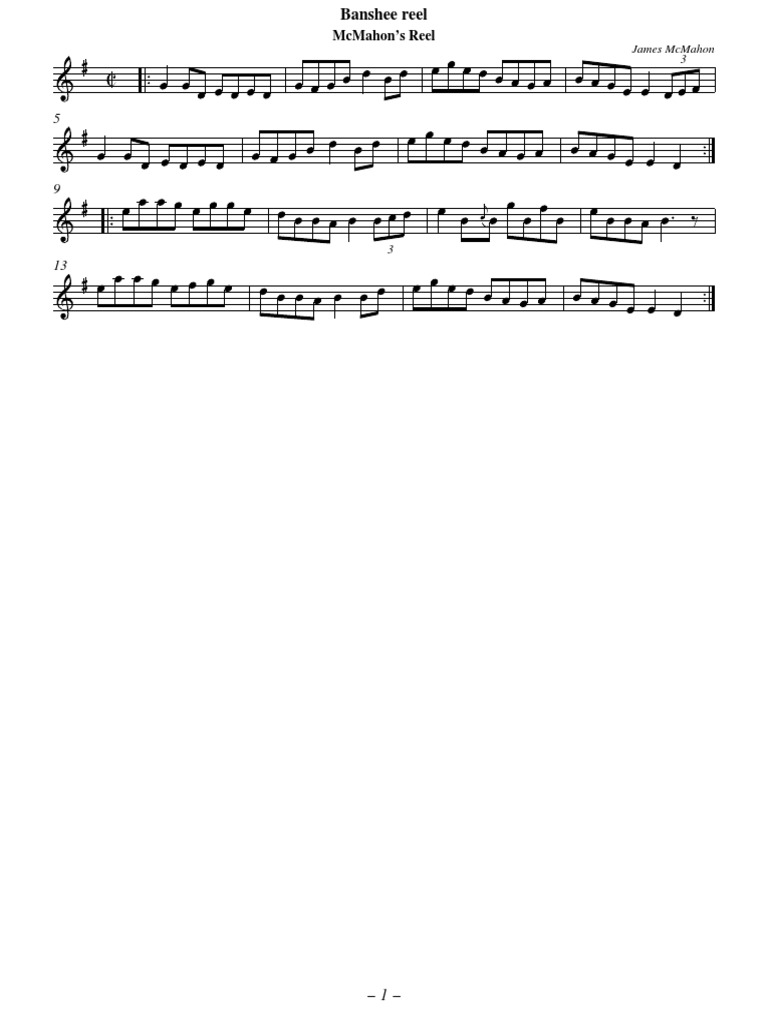 Banshee Reel | PDF
