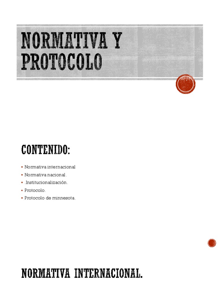 Protocolo de Minnesota | PDF | Estado (política) | Derechos humanos
