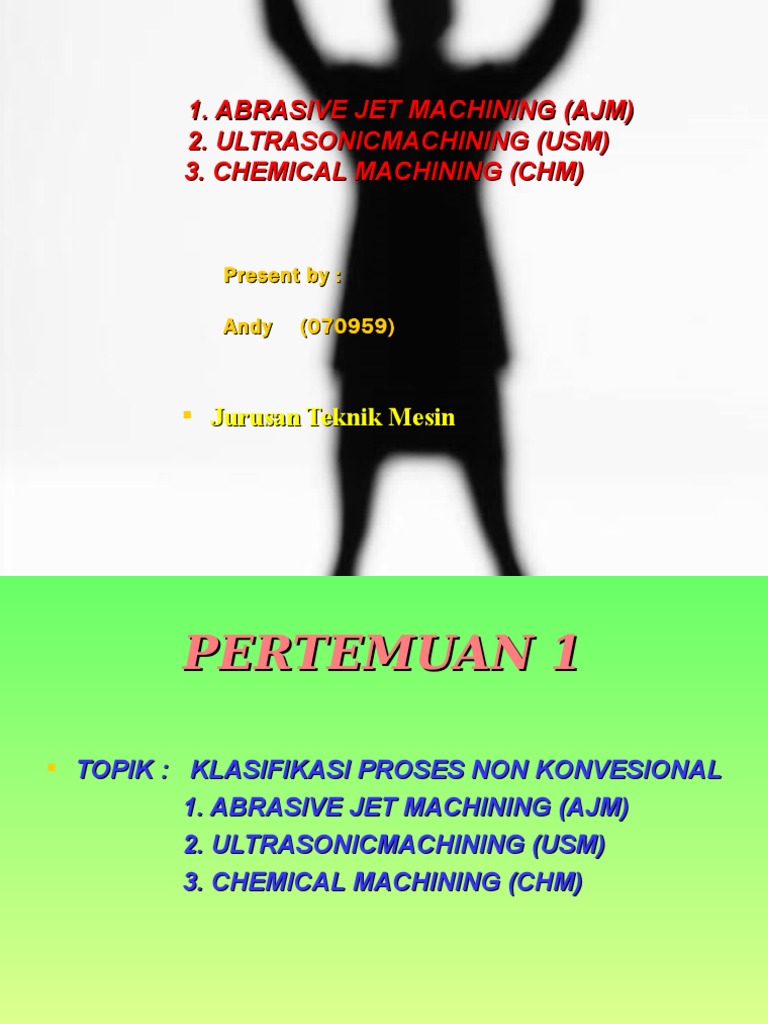 Proses Non Konvensional: AJM & USM | PDF | Sains & Matematika