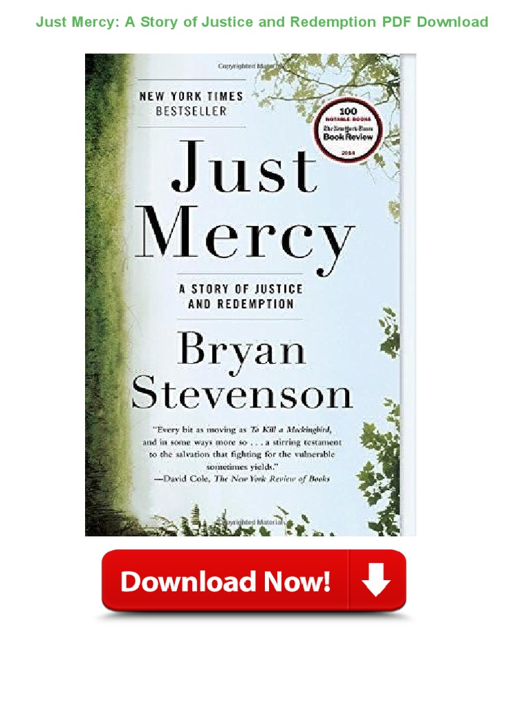 Just Mercy A Story of Justice and Redemption | PDF | Crime & Violence ...