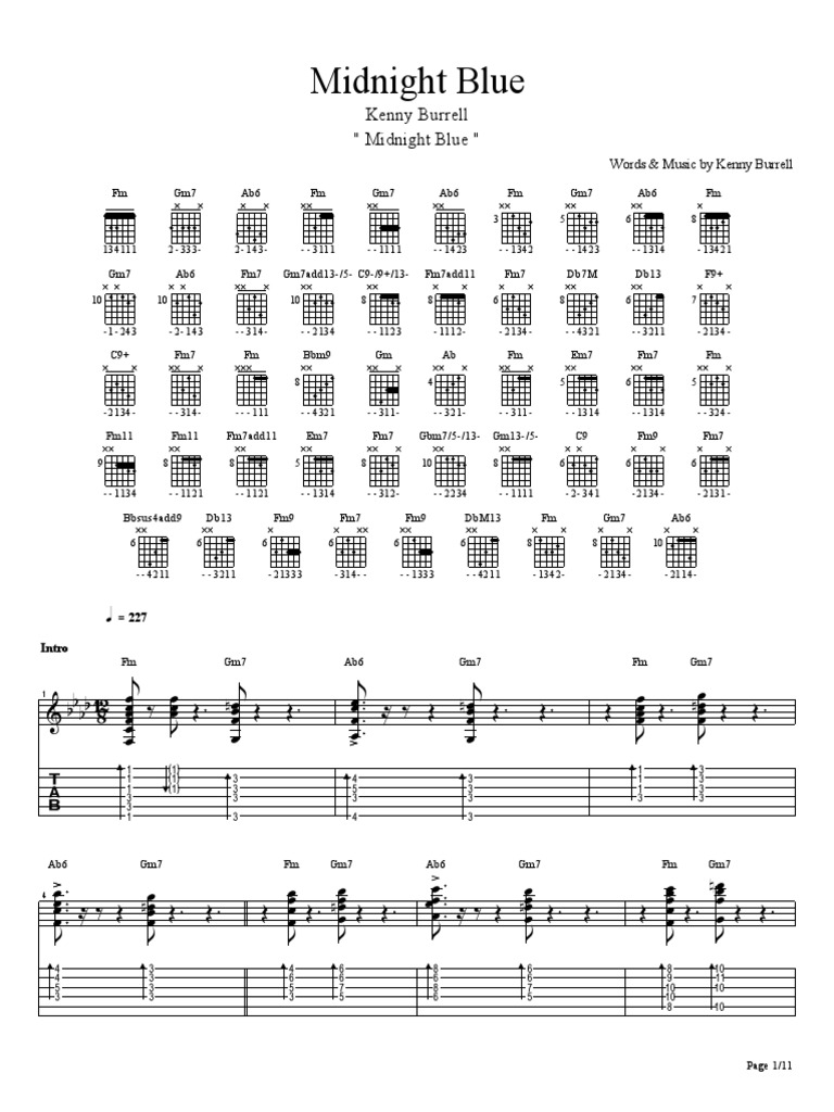 Kenny Burrel - Midnight Blue