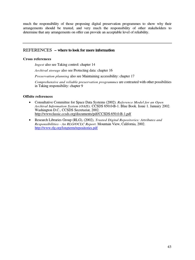 References: - Where To Look For More Information | PDF | Computers