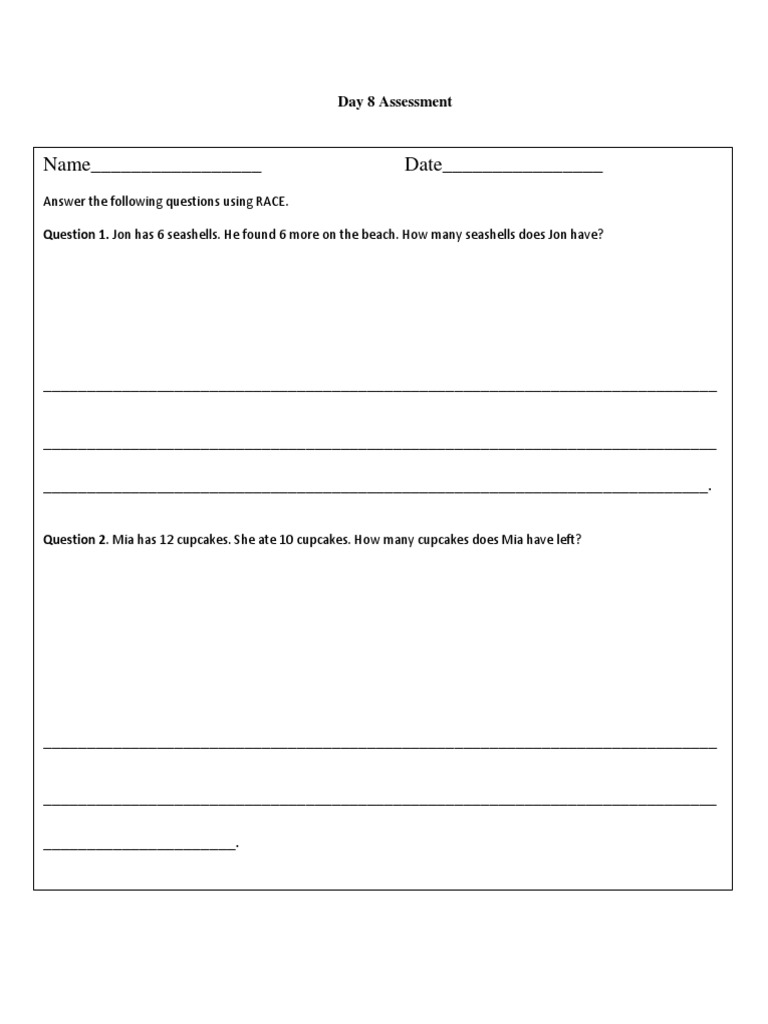 Day 8 Assessment | PDF