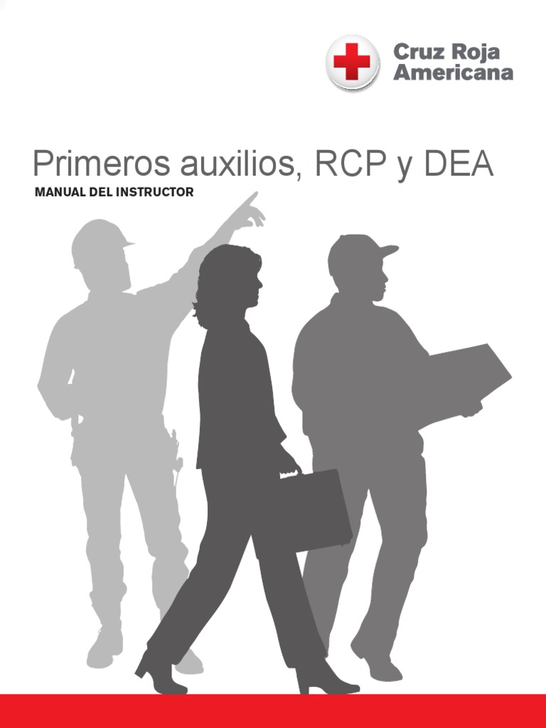 Primeros Auxilios RCP y Dea Instructor Cruz Roja Americana | Descargar gratis PDF | Reanimación ...