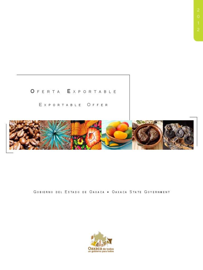 Catálogo Oferta Exportable | PDF | Cocina mexicana | Alimentos