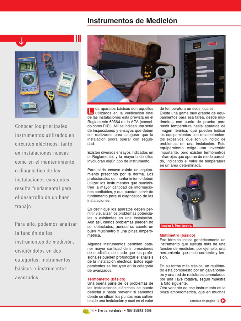 27 - 14 Instrumentos de Medición PDF | Medición | voltaje