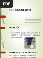 Coprologico, Coproscopico y Coprocultivo | PDF