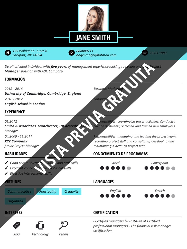 Jane Smith CV | PDF | Business