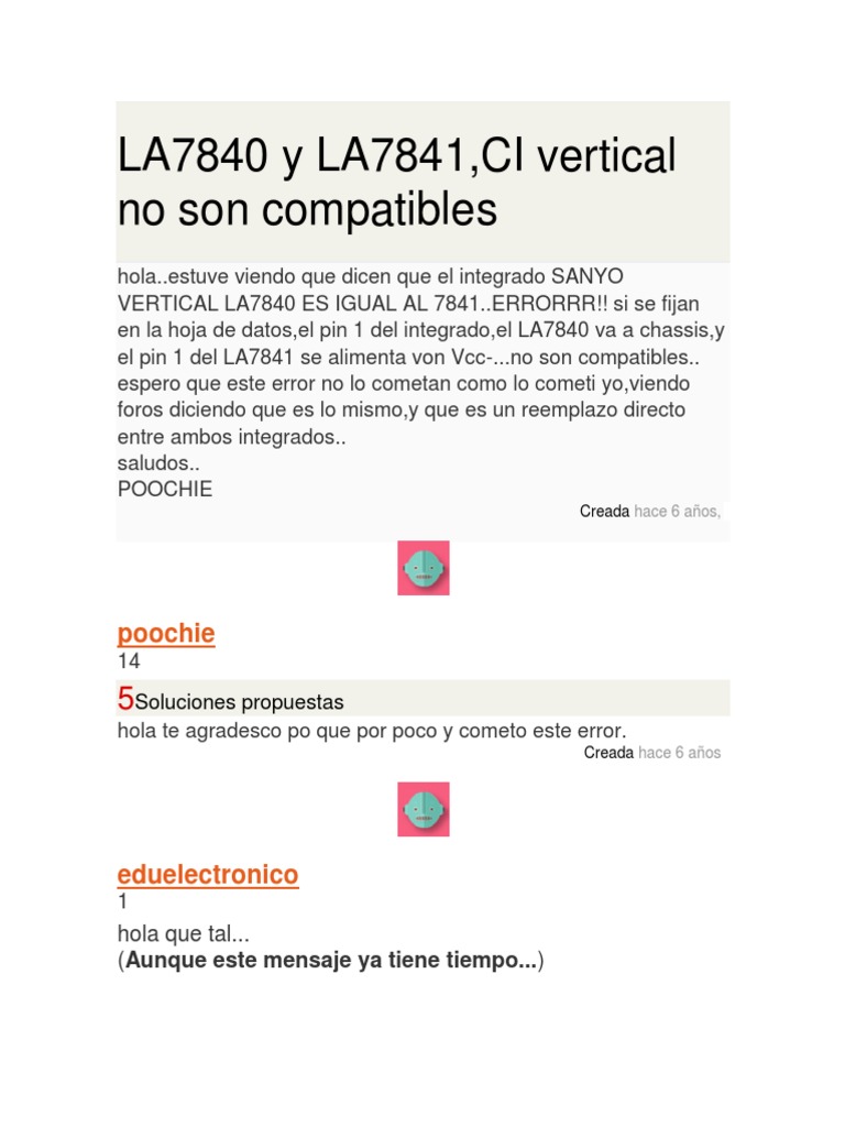 LA7840 y LA7841 | PDF