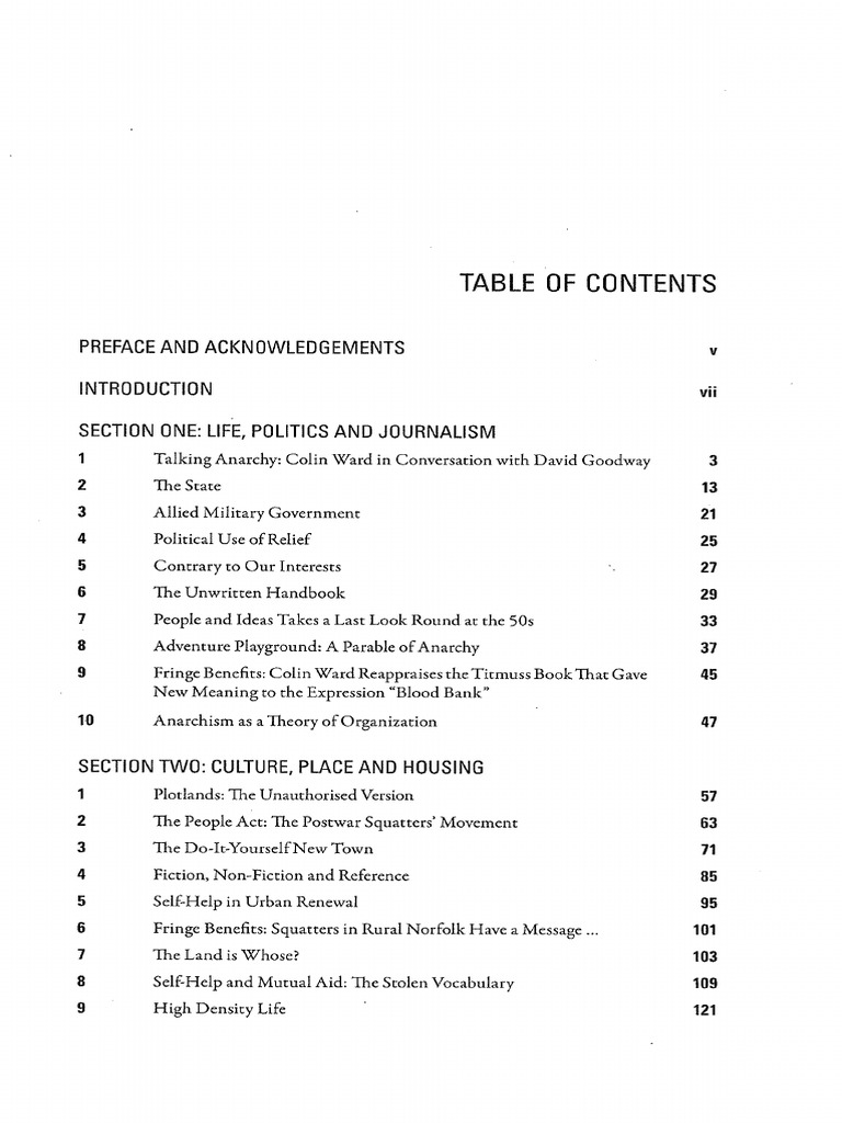 Colin Ward Reader PDF | PDF