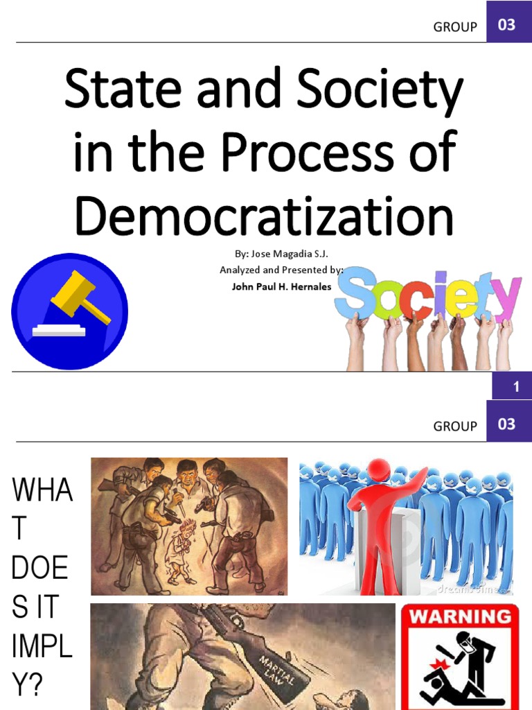 State and Society in The Process of Democratization | PDF ...