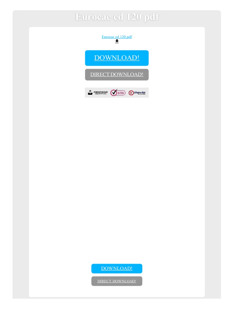 Eurocae Ed 120 PDF | PDF | Air Traffic Control | Portable Document Format