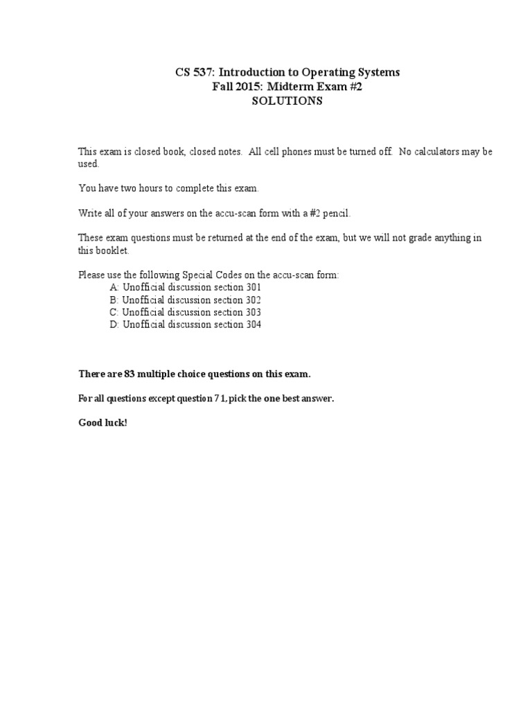 E2 Answers | PDF | Cpu Cache | Thread (Computing)