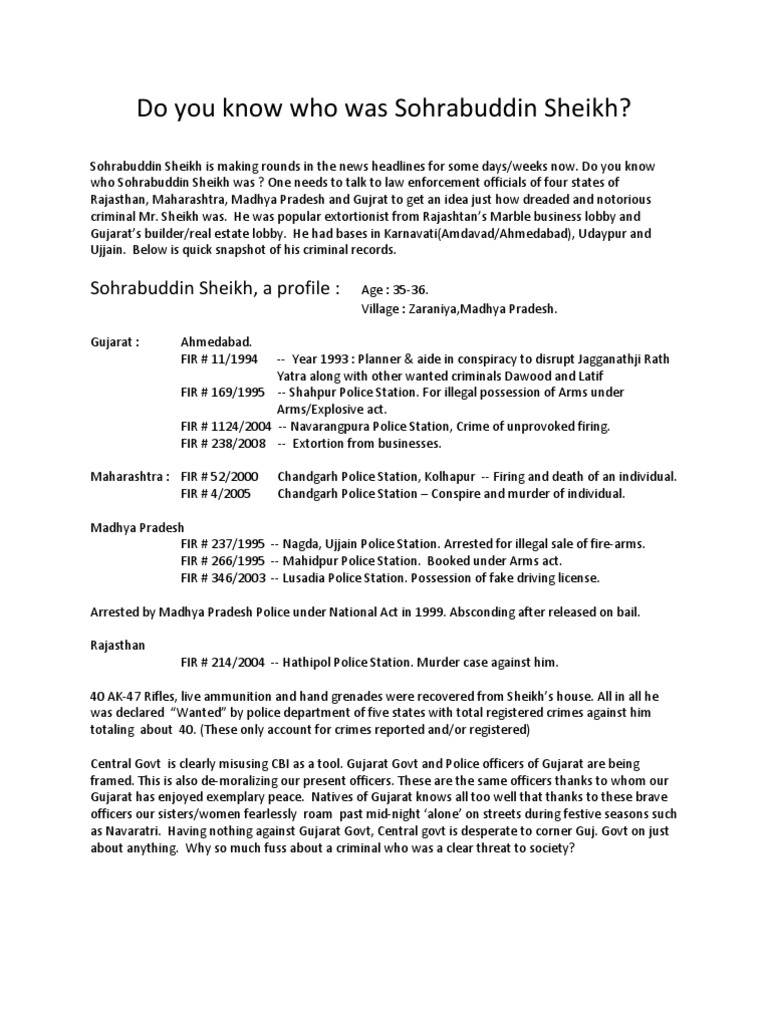 Who Was Mr. Sheikh? | PDF