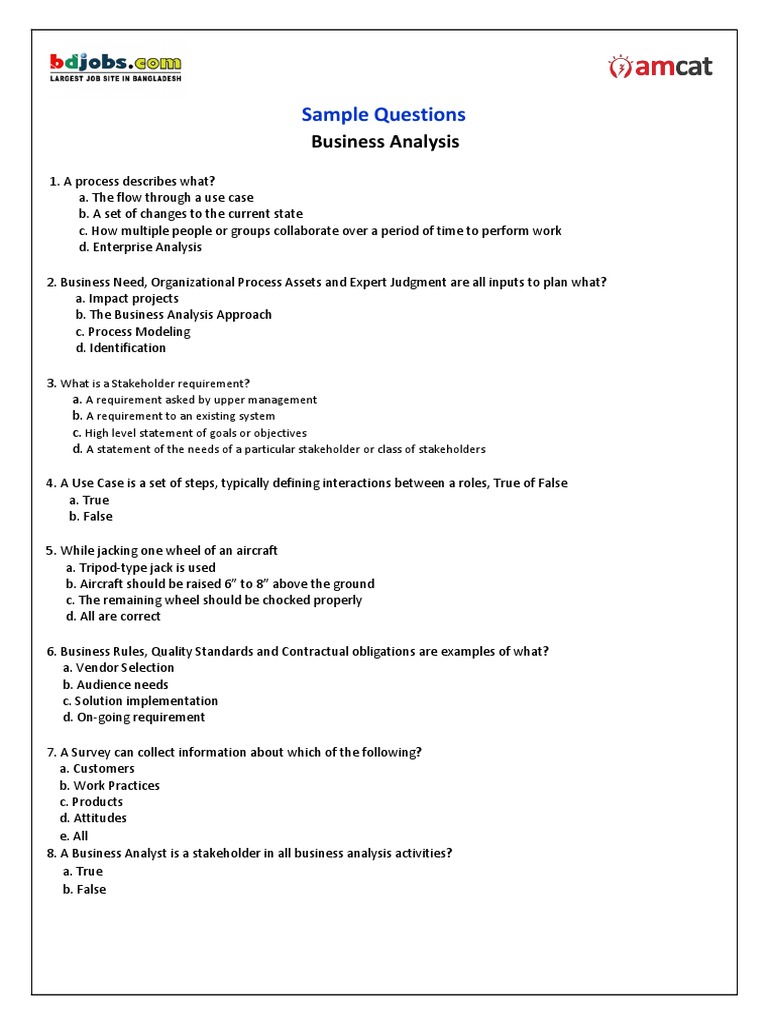Business Analysis | PDF
