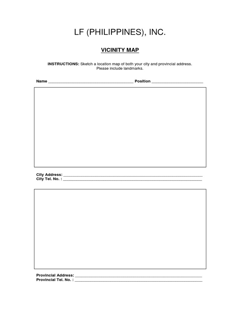 LF (Philippines), Inc.: Vicinity Map | PDF