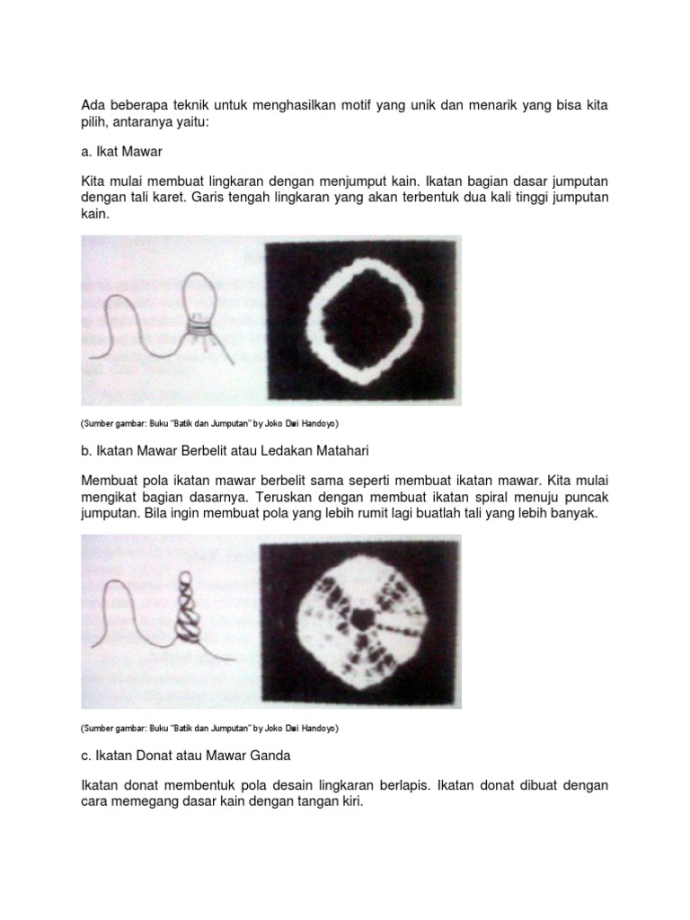 Batik Jumputan | PDF | Gaya Hidup