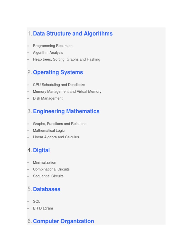 Computer Science Core Concepts | PDF