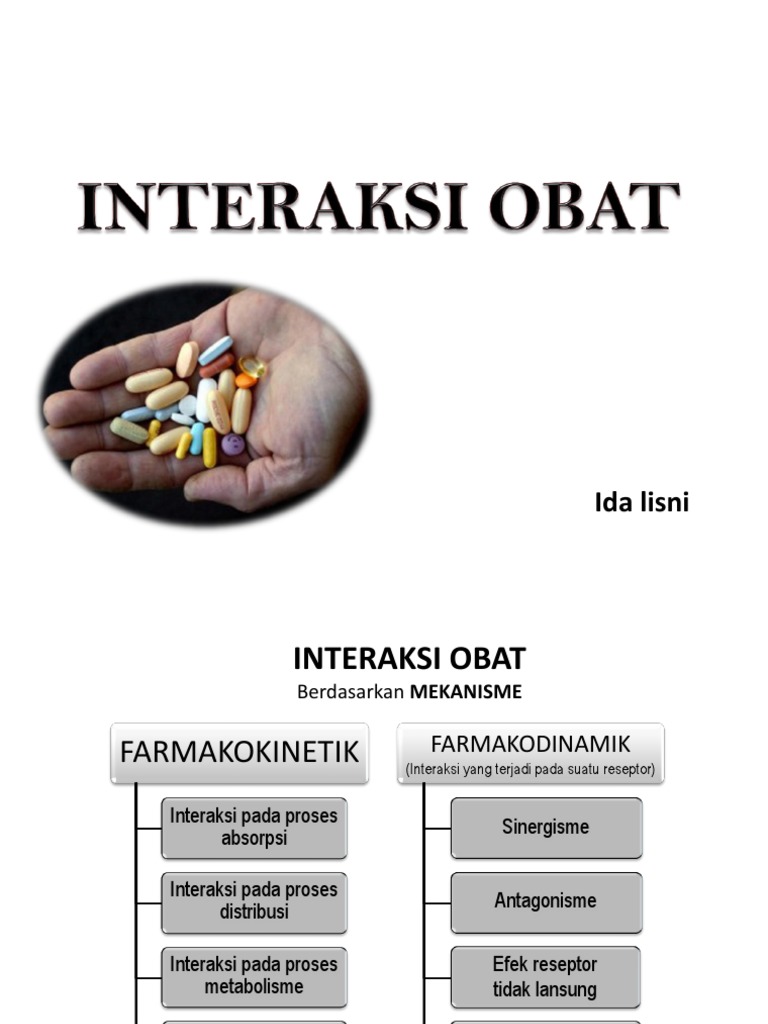 MEKANISME INTERAKSI OBAT | PDF