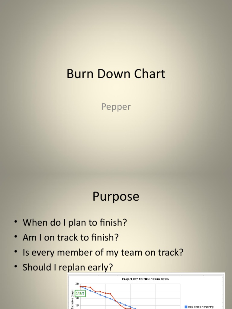Burn Down Chart | PDF
