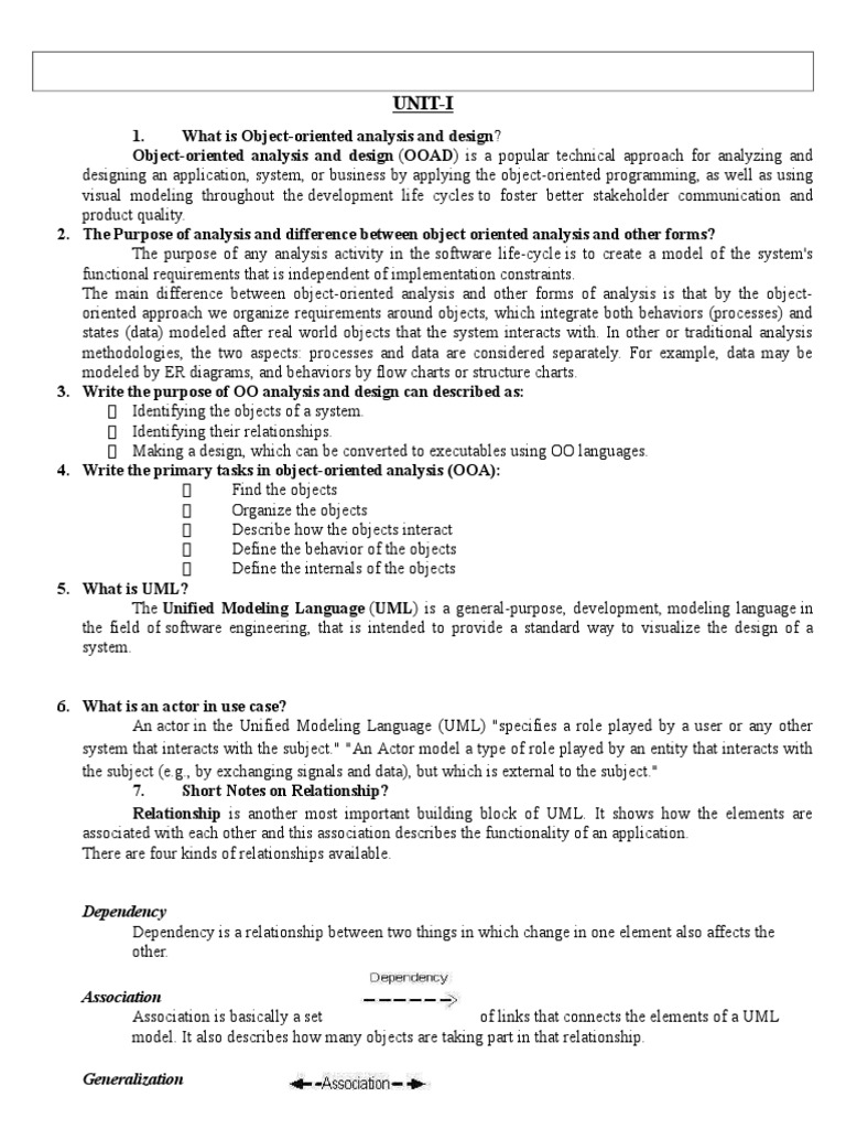 Iii Ooad Pdf Class Computer Programming Conceptual Model