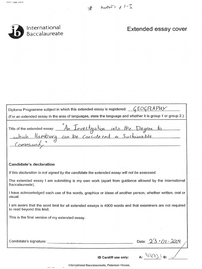 IB Geography Extended Essay | PDF