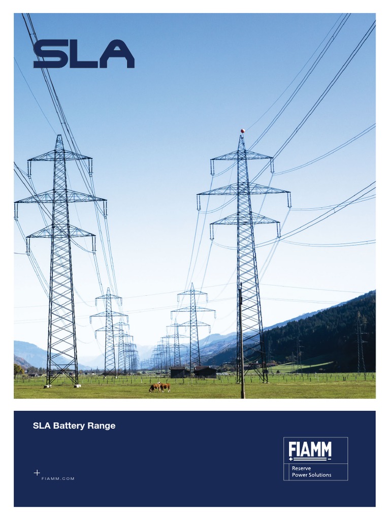 FIAMM SLA VRLA Battery Overview | PDF | Chemistry | Electricity