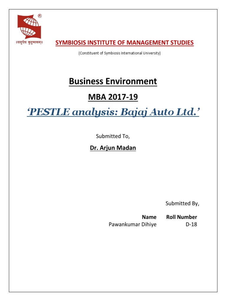 Bajaj Auto Pestle Analysis | PDF | Car | Taxes