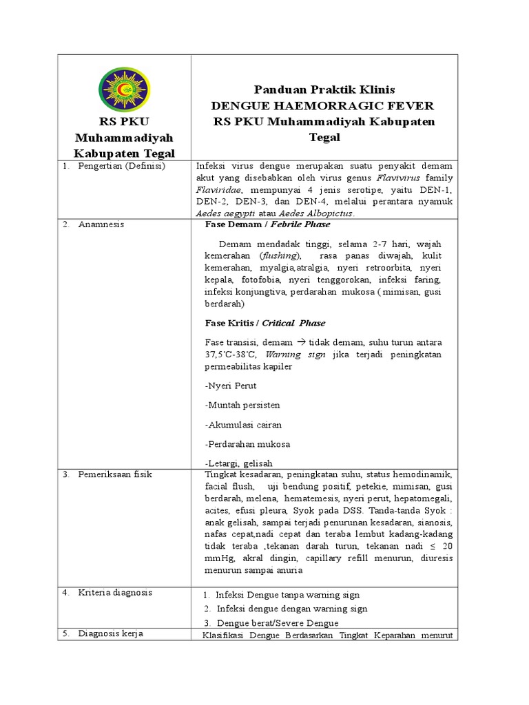 PPK & CP Demam Tifoid | PDF