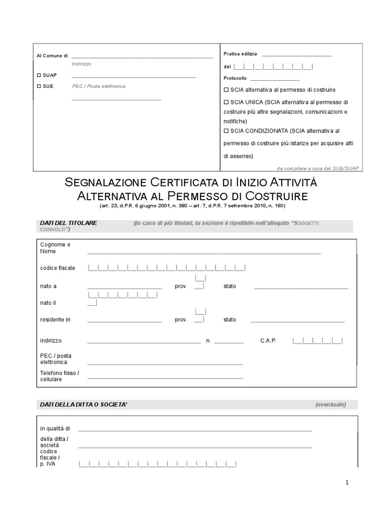 Scia Alternativa Al PDC | PDF