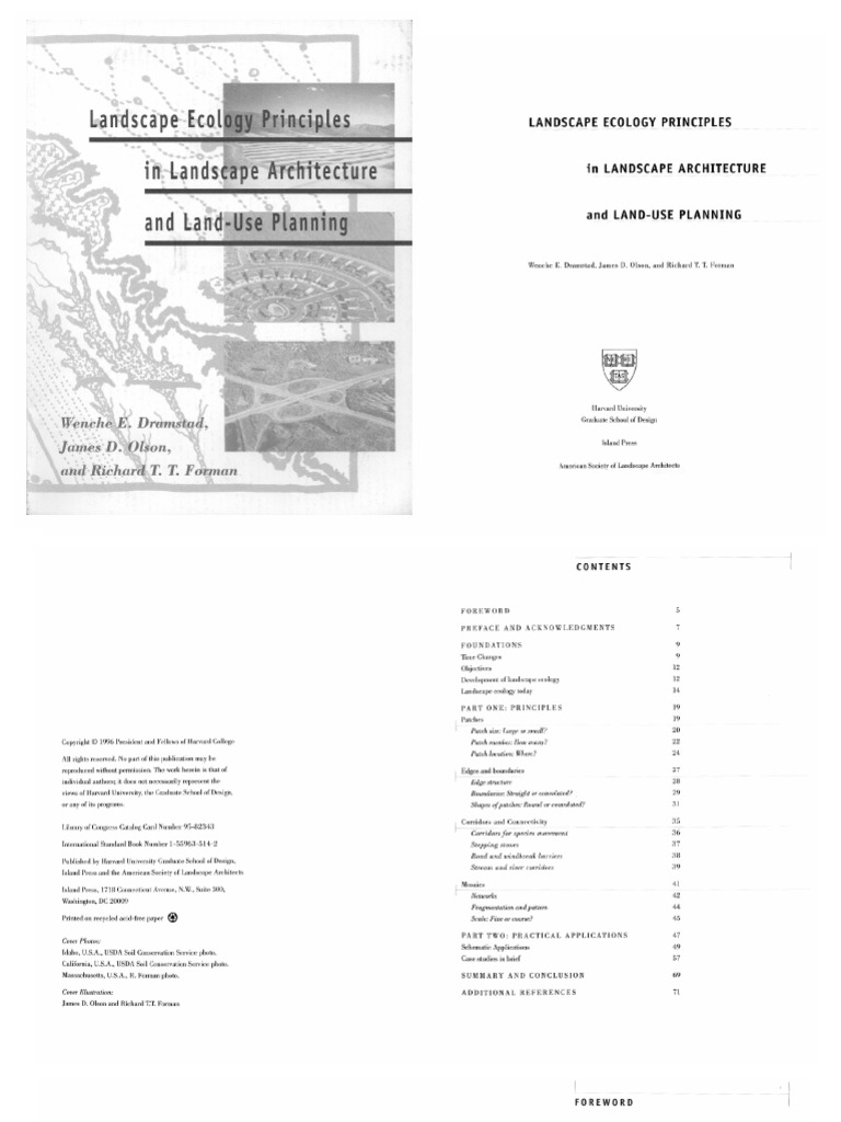 Landscape Ecology Principles in Landscape Architecture and Land-Use ...