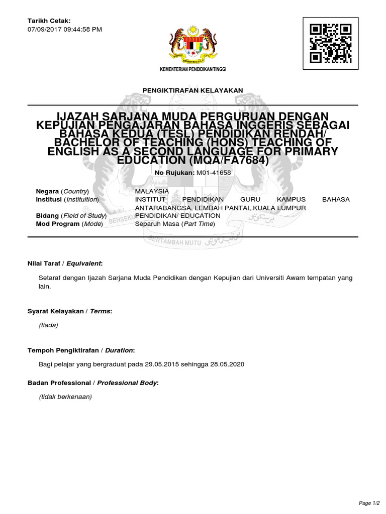 Jpa Ipgkba Tesl | PDF