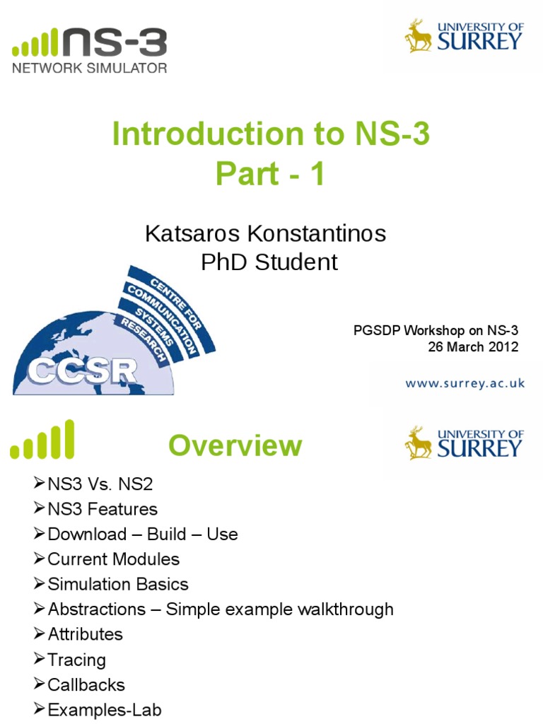 Ns 3 Workshop Part1 | PDF | Transmission Control Protocol | Network Congestion
