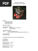 Robot Sumo y Seguidor de Líneas | PDF | Robot | Robótica