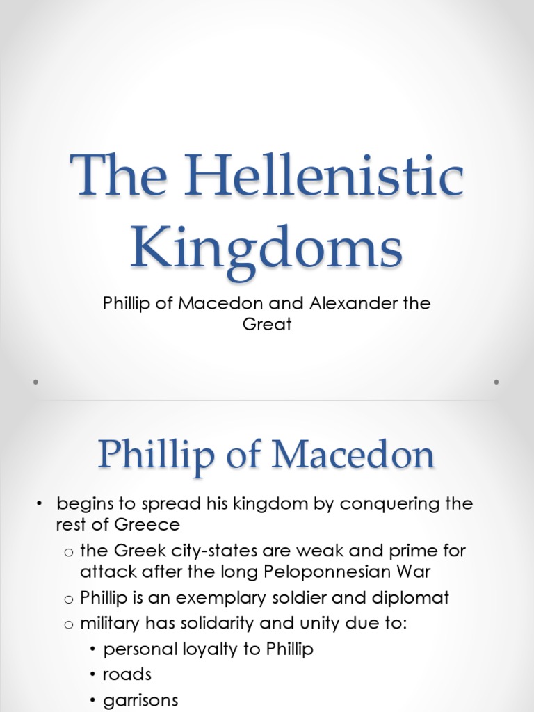The Hellenistic Kingdoms | PDF | Macedonia (Ancient Kingdom ...